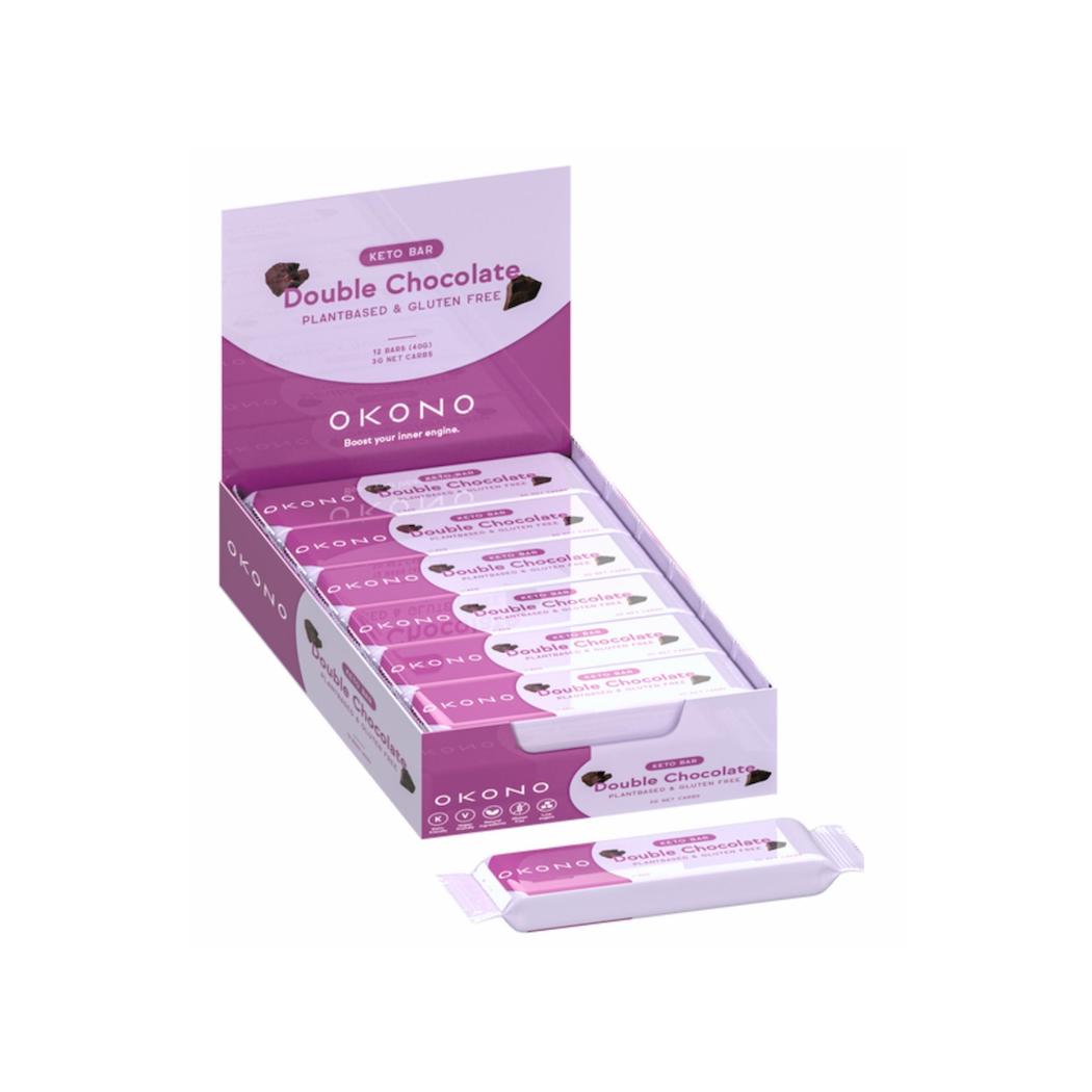 OKONO Keto Bar Double Chocolate – DJYM.be